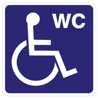 C-TEC NC949 Disabled WC Sticker